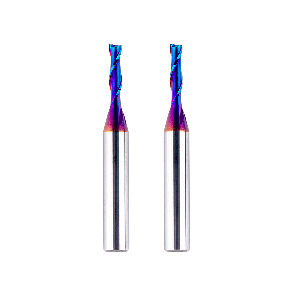 1/4 Inch Shank Spiral Router Bits 2 Flutes Spiral Carbide Milling Tool ...